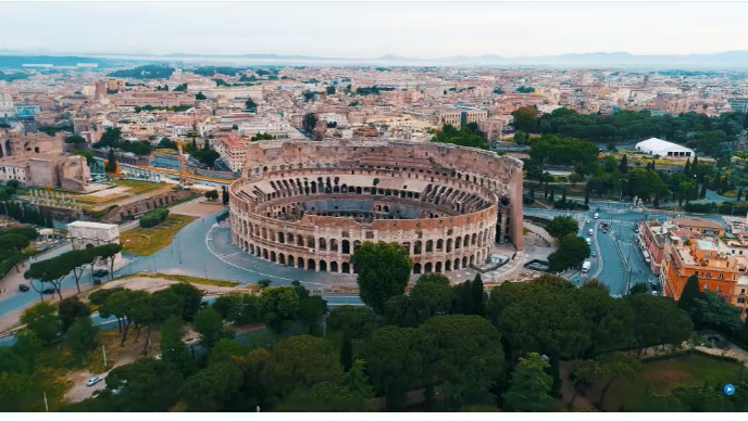 colosseum in rome [italy] Template | PosterMyWall
